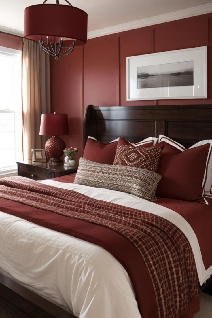 Top 20 Maroon Bedroom Ideas