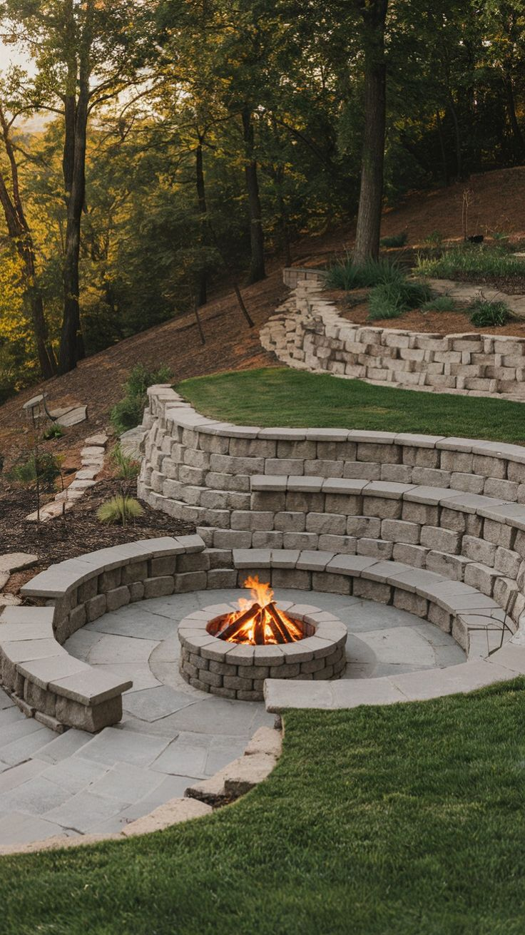 Best Hillside Fire Pit Ideas