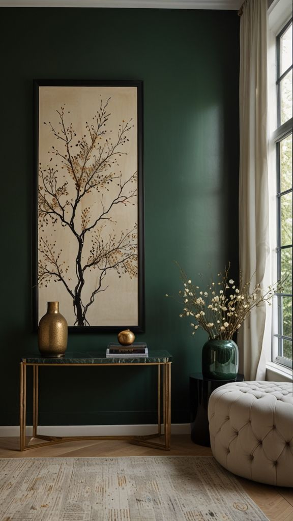 Best Green And Gold Entryway Ideas