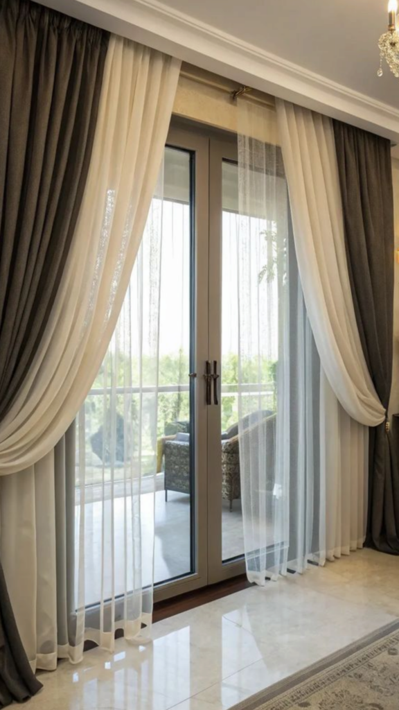 Floor To Ceiling Drape Ideas For The Entryway